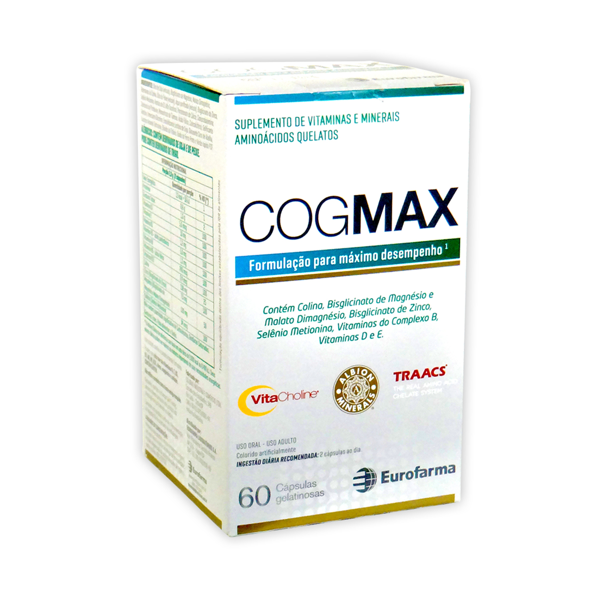 Cogmax 60 Cápsulas | Droga Raia