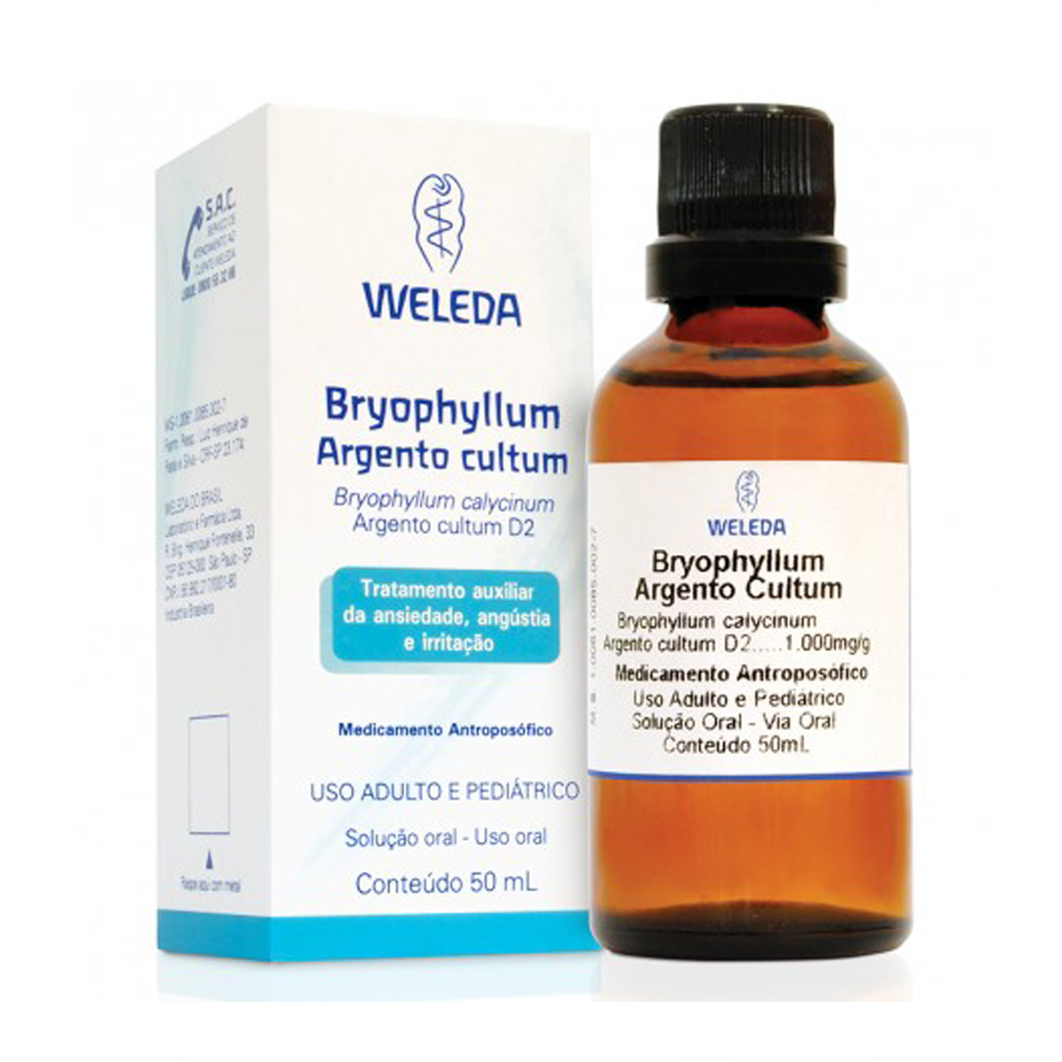 Bryophyllum Argento Cultum D2 Weleda com 50ml | Droga Raia
