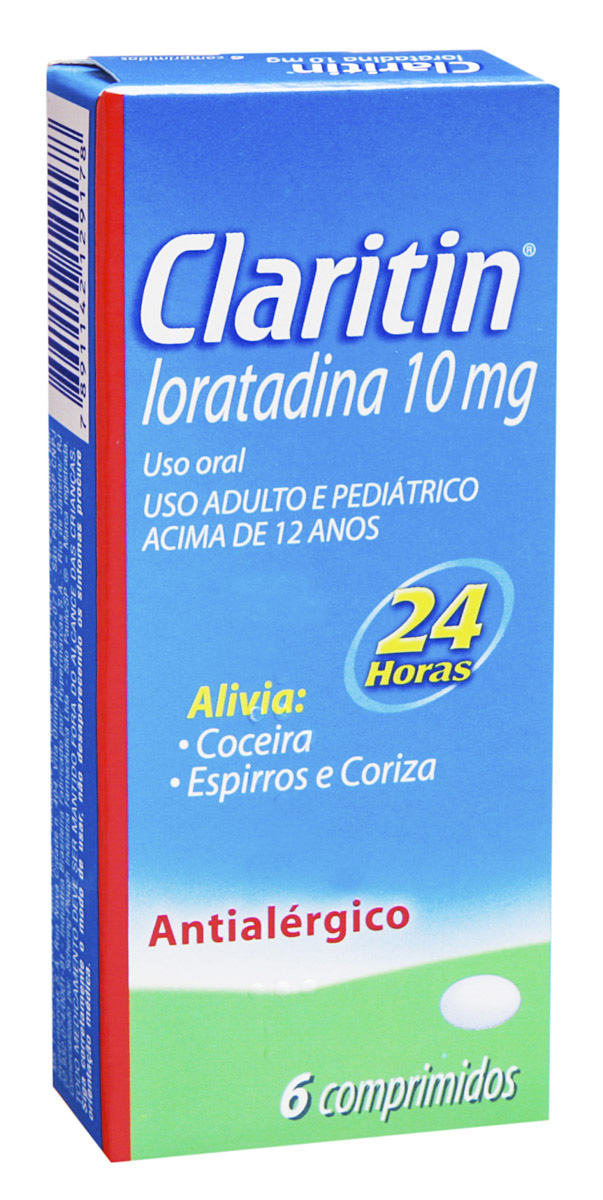 Claritin 10mg 6 Comprimidos Bayer | Droga Raia