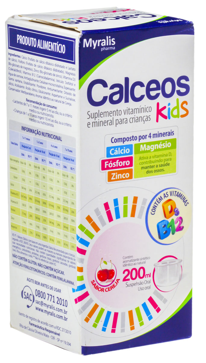 Calceos Kids 200ml Solução Oral Calceos | Droga Raia