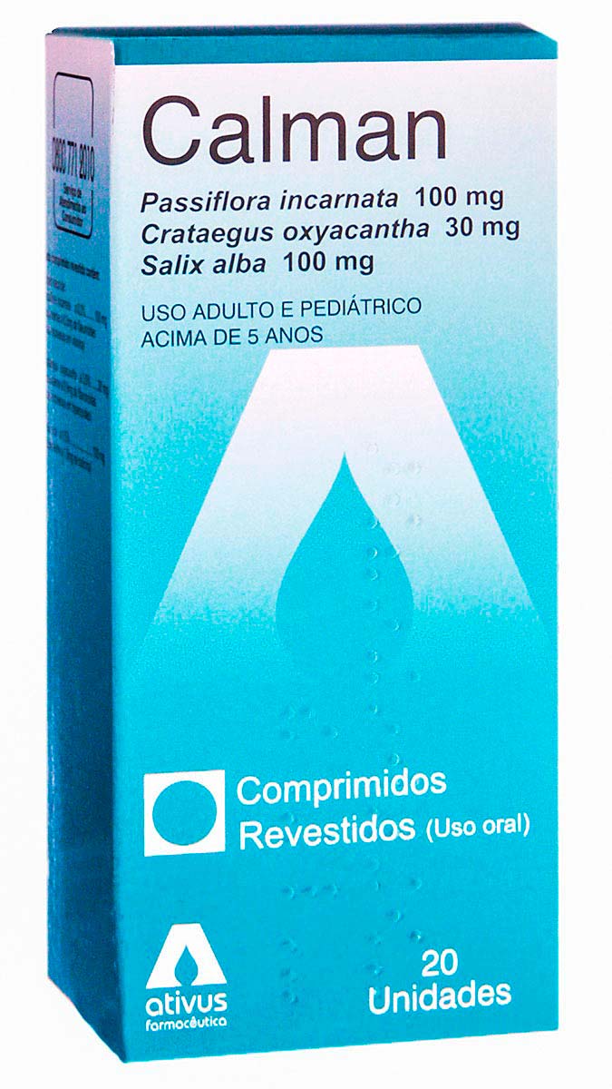 Calman 20 Drágeas Ativus | Droga Raia