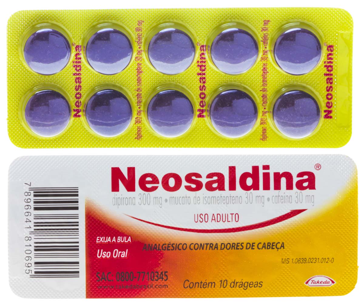 Neosaldina Takeda 10 Drágeas | Droga Raia
