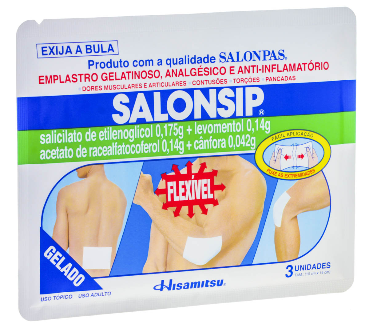 Salonsip Emplastro Gelatinoso Hisamitsu | Droga Raia