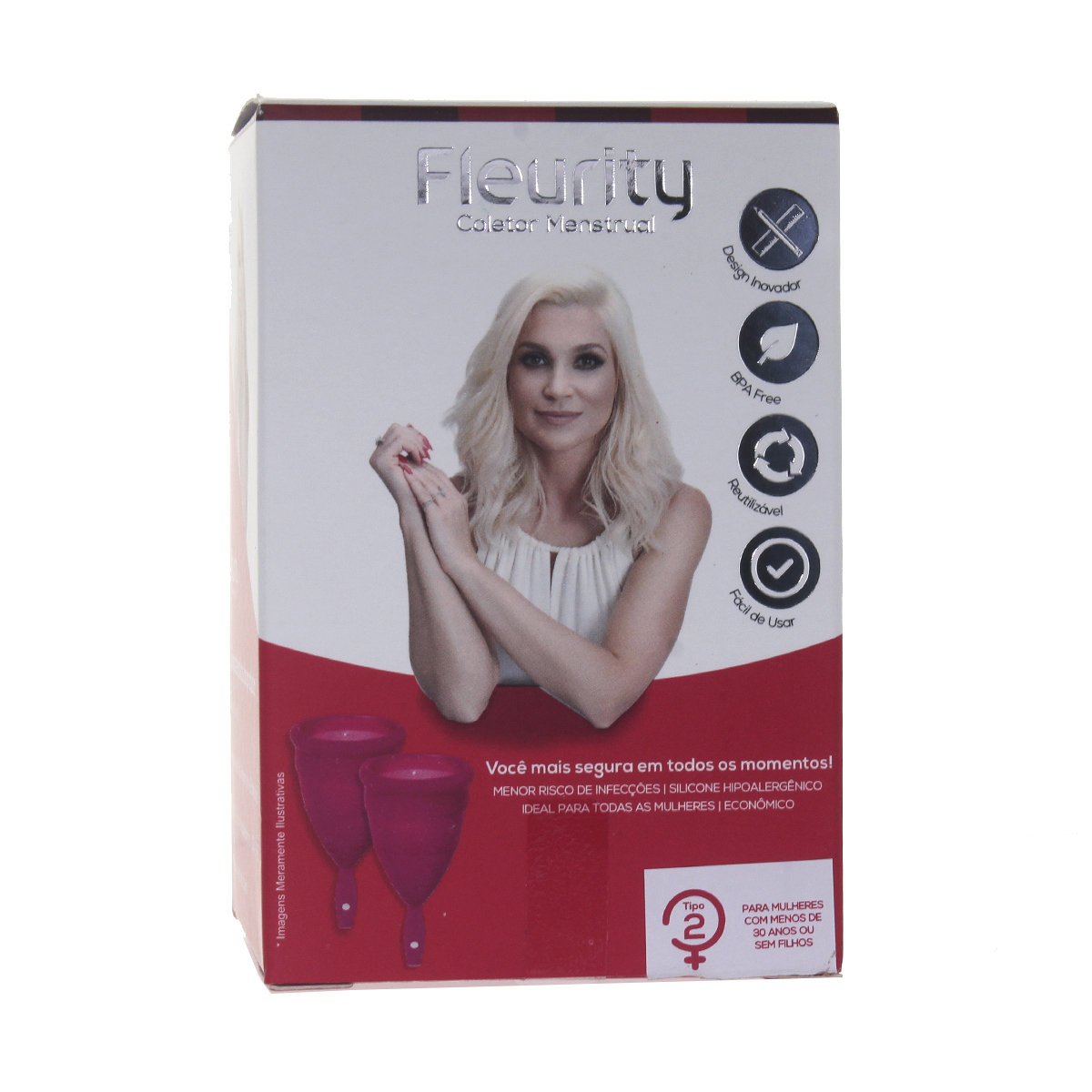 Coletor Menstrual Interno Tipo 2 Fleurity | Droga Raia