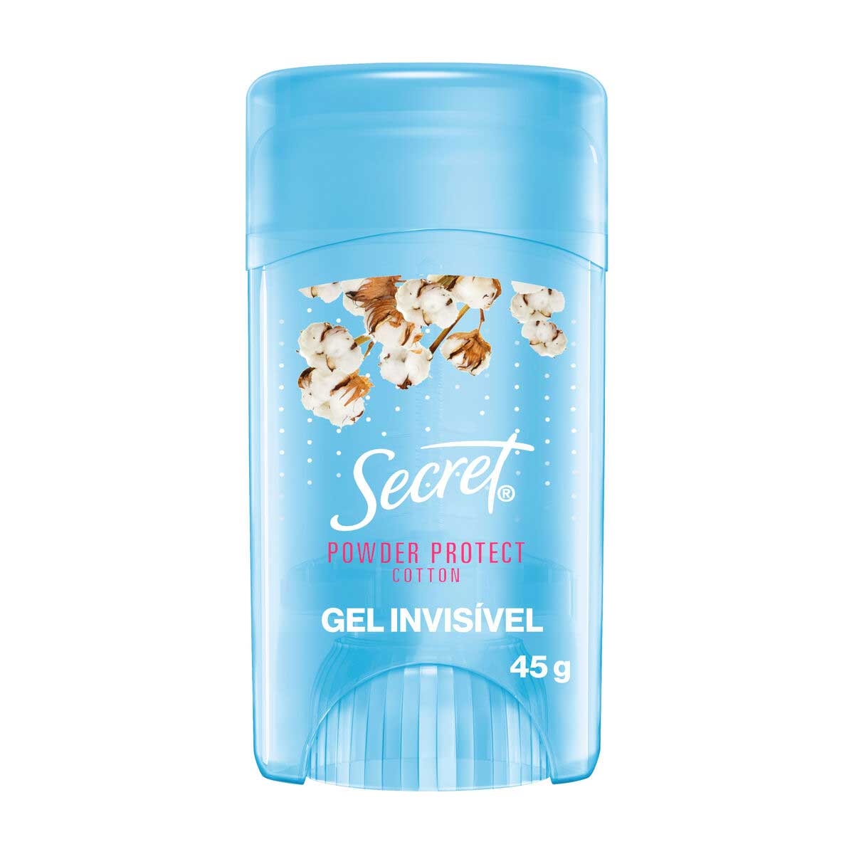 Desodorante Secret Powder Protect Cotton Gel Invisível 45g em promoção ...