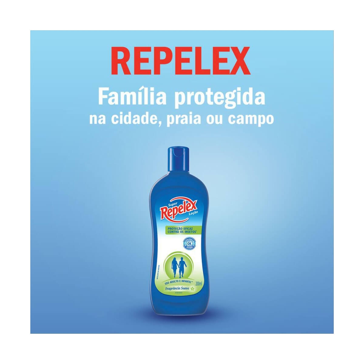 Repelente Super Repelex Family Care Loção com 200ml | Droga Raia