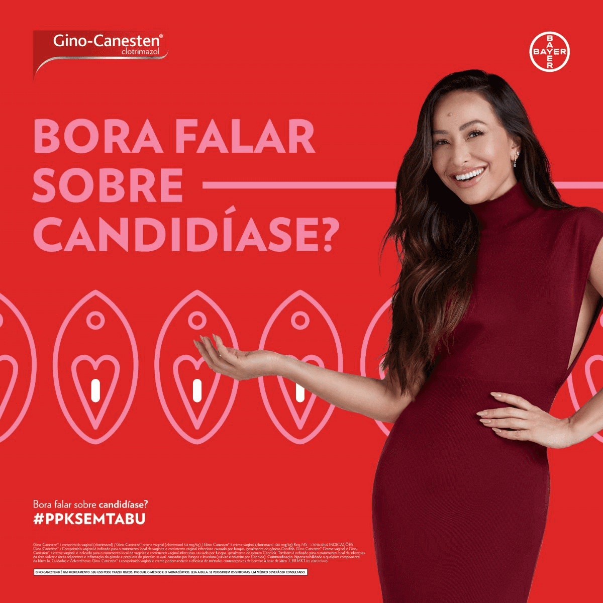 Gino Canesten Creme Vaginal com 35g + 6 Aplicadores | Droga Raia