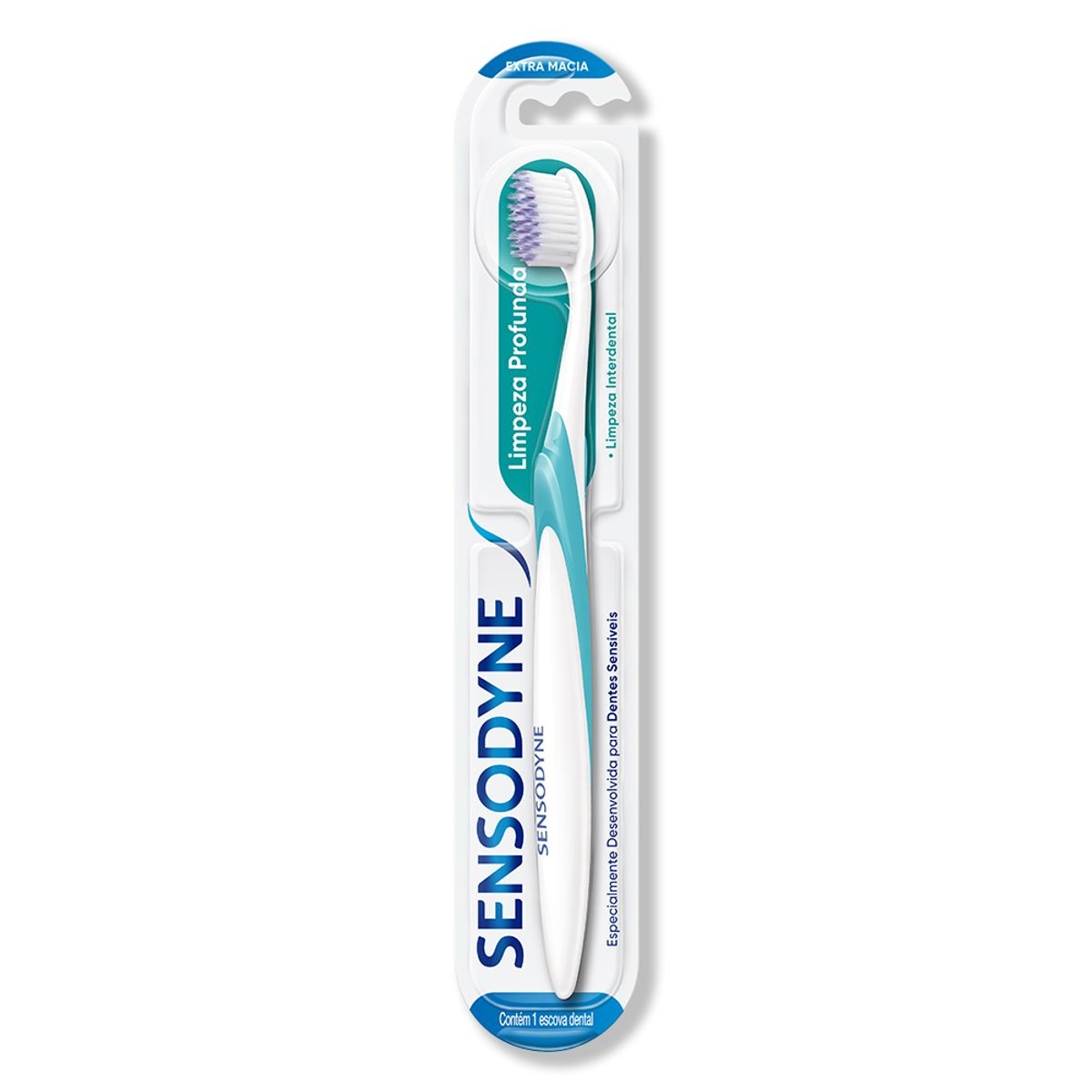 Escova de Dente Sensodyne Limpeza Profunda Extra Macia com 1 unidade ...