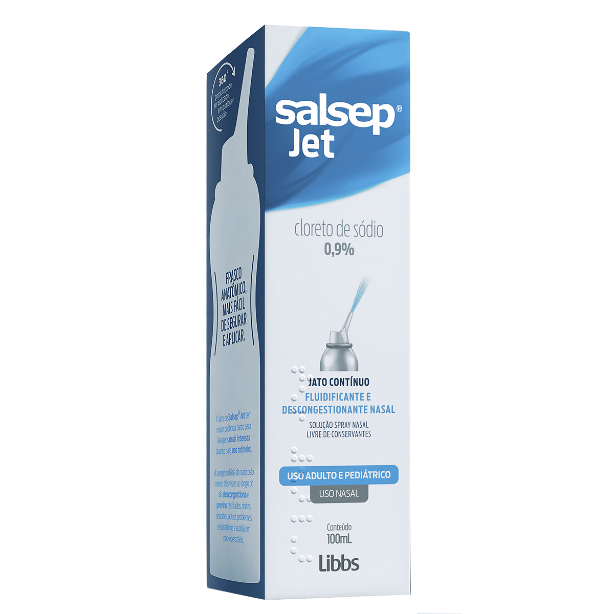 Salsep Jet Jato Contínuo com 100ml | Droga Raia