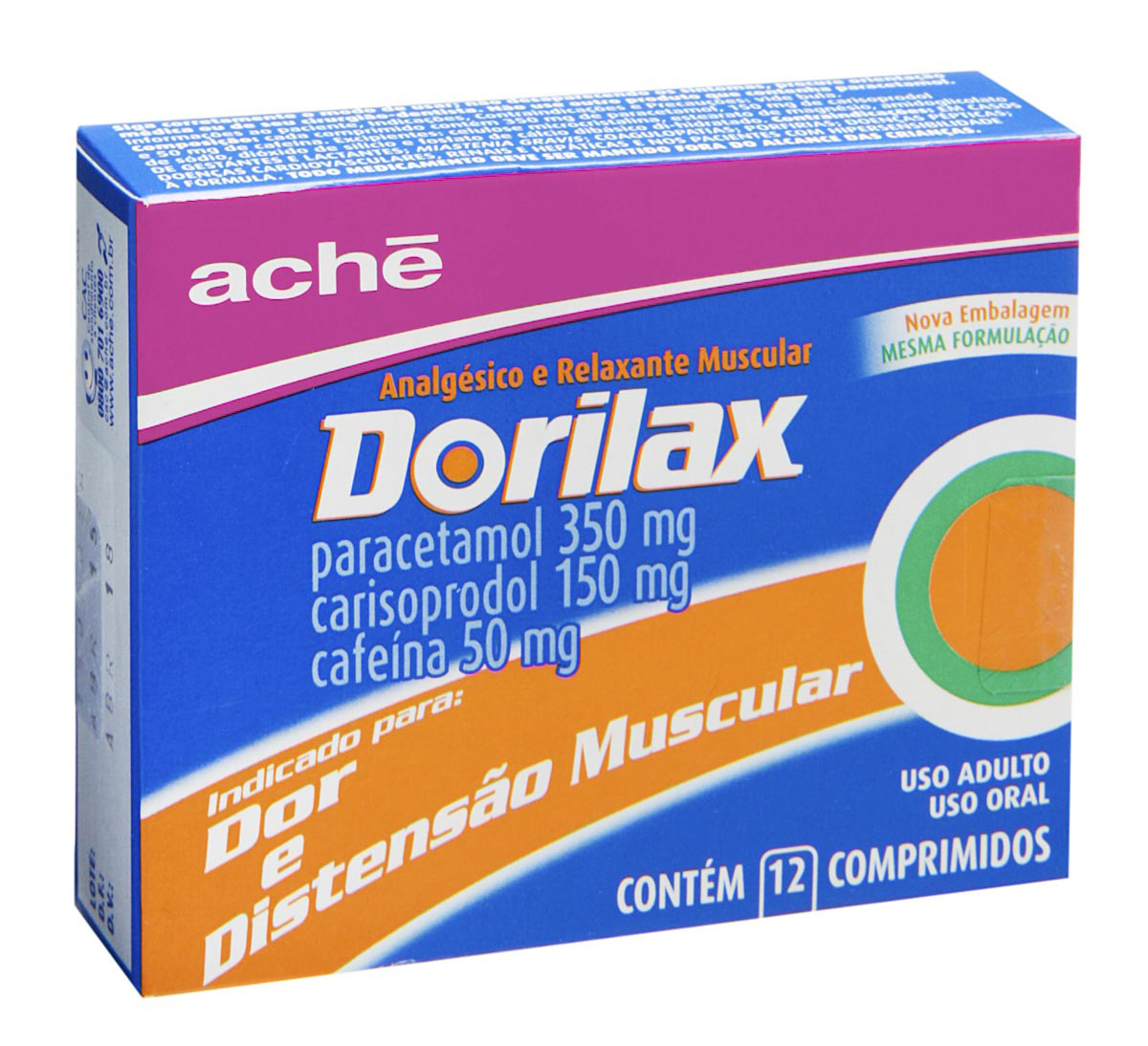 Dorilax Aché 12 Comprimidos | Droga Raia