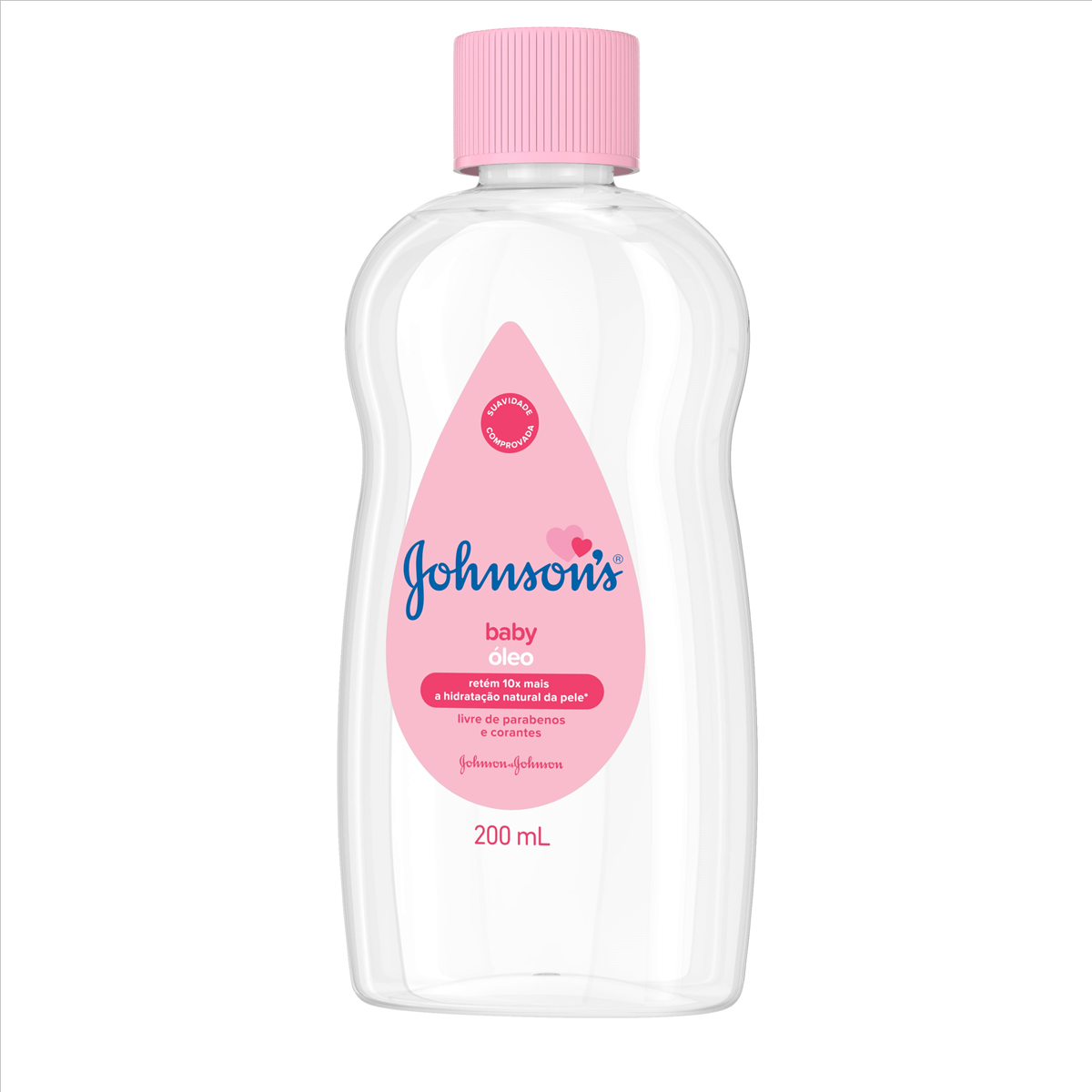 Óleo Puro Johnson's Baby 200ml | Droga Raia