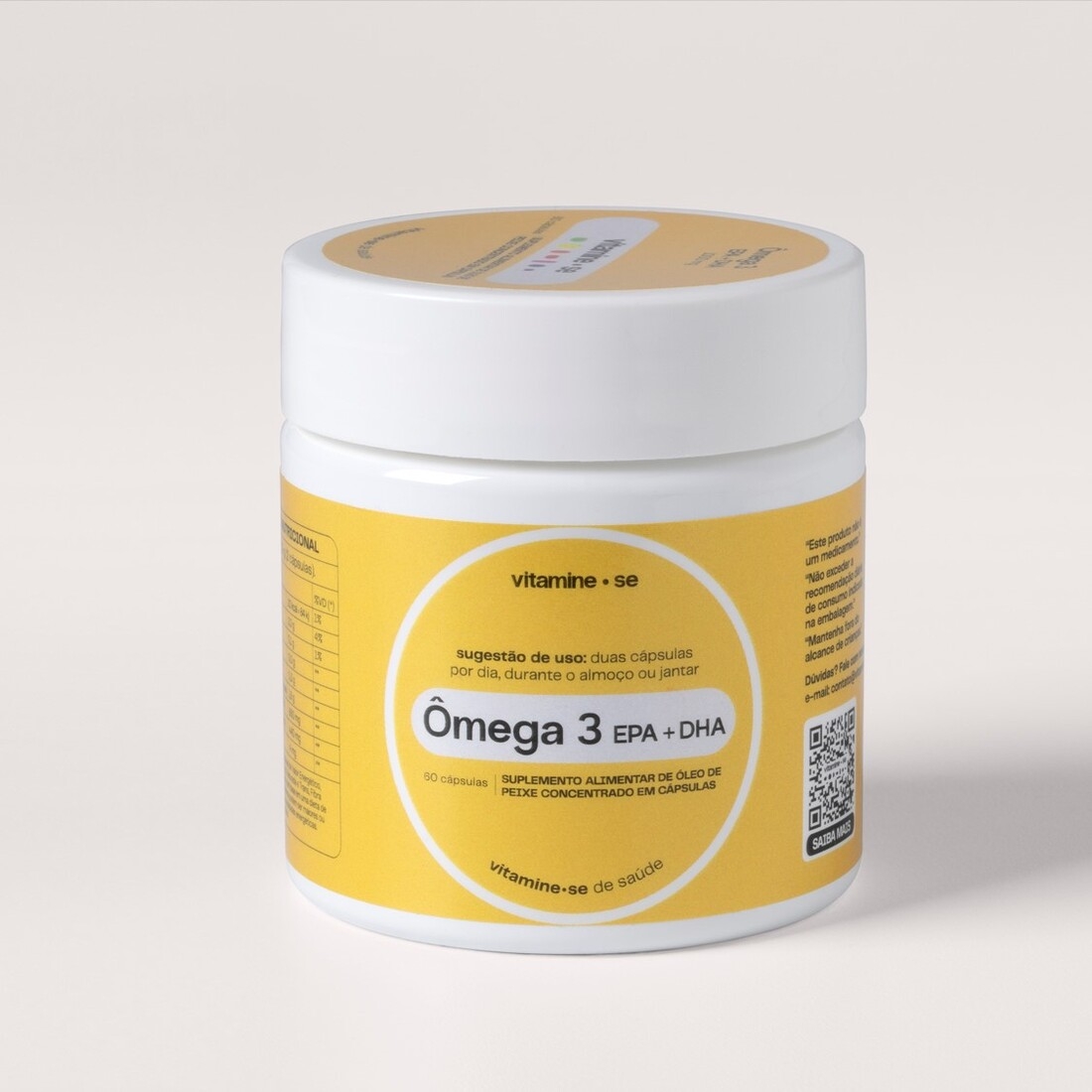 Ômega 3 TG EPA + DHA Vitamine-se 1100mg 60 Cápsulas com menor preço ...