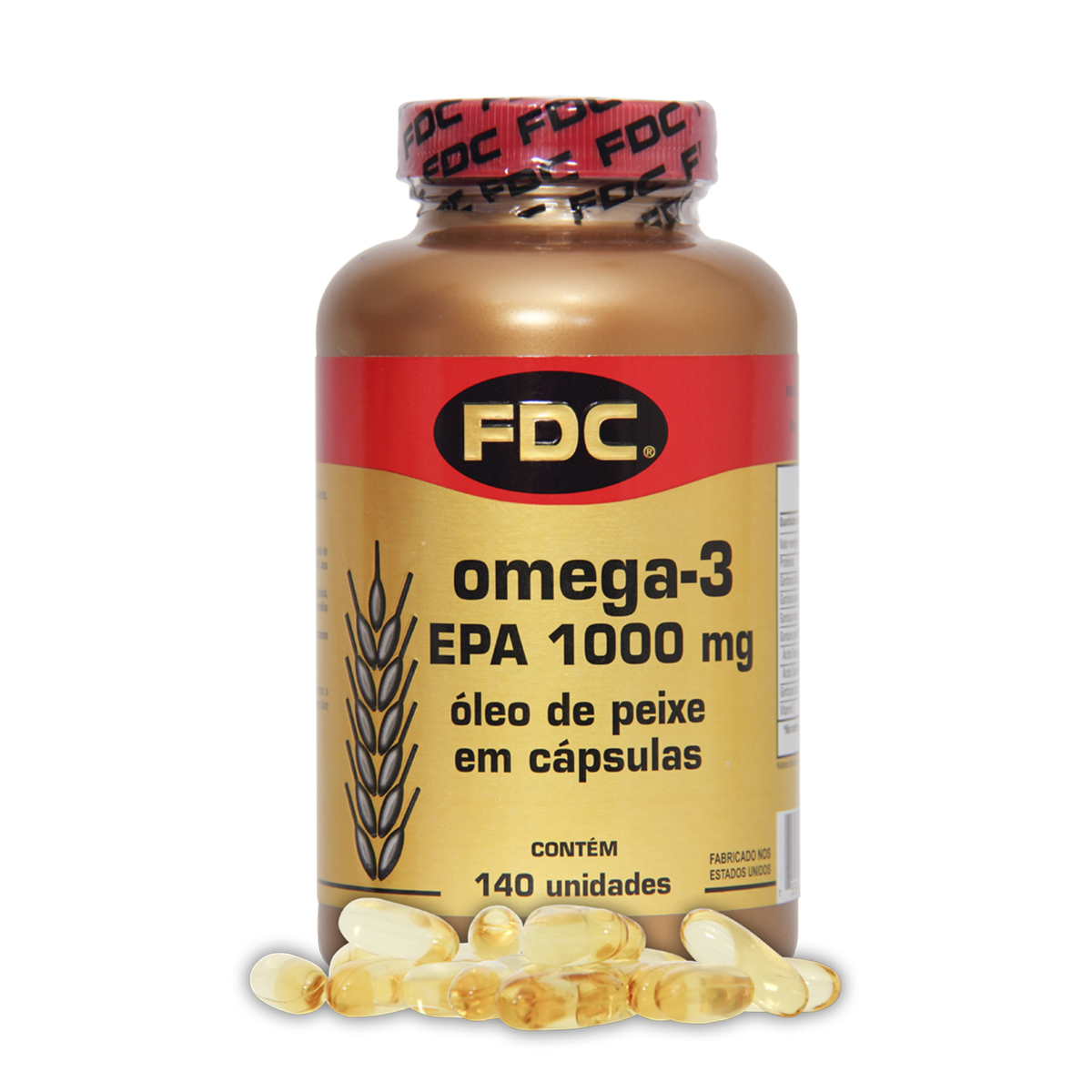 Ômega 3 EPA 1000 mg FDC 140 Cápsulas | Droga Raia
