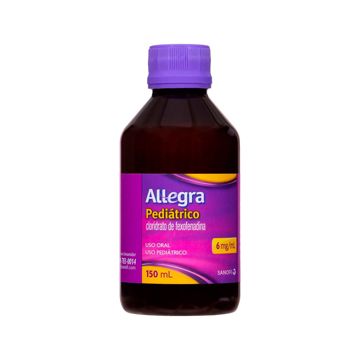 Allegra Pediátrico 6mg/ml Suspensão Oral com 150ml | Droga Raia