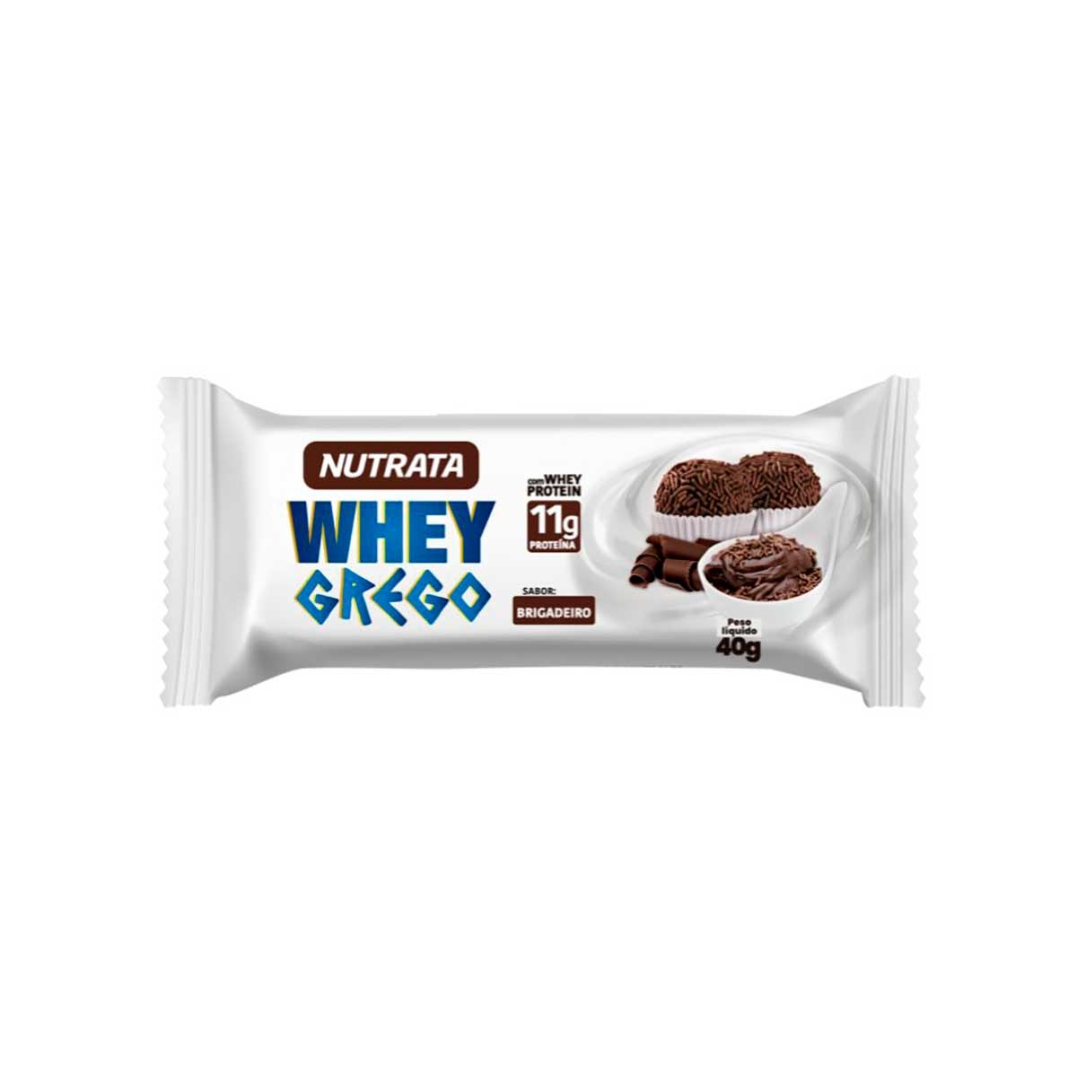 Barra Whey Grego Nutrata Brigadeiro 40g pelo melhor preço online ...