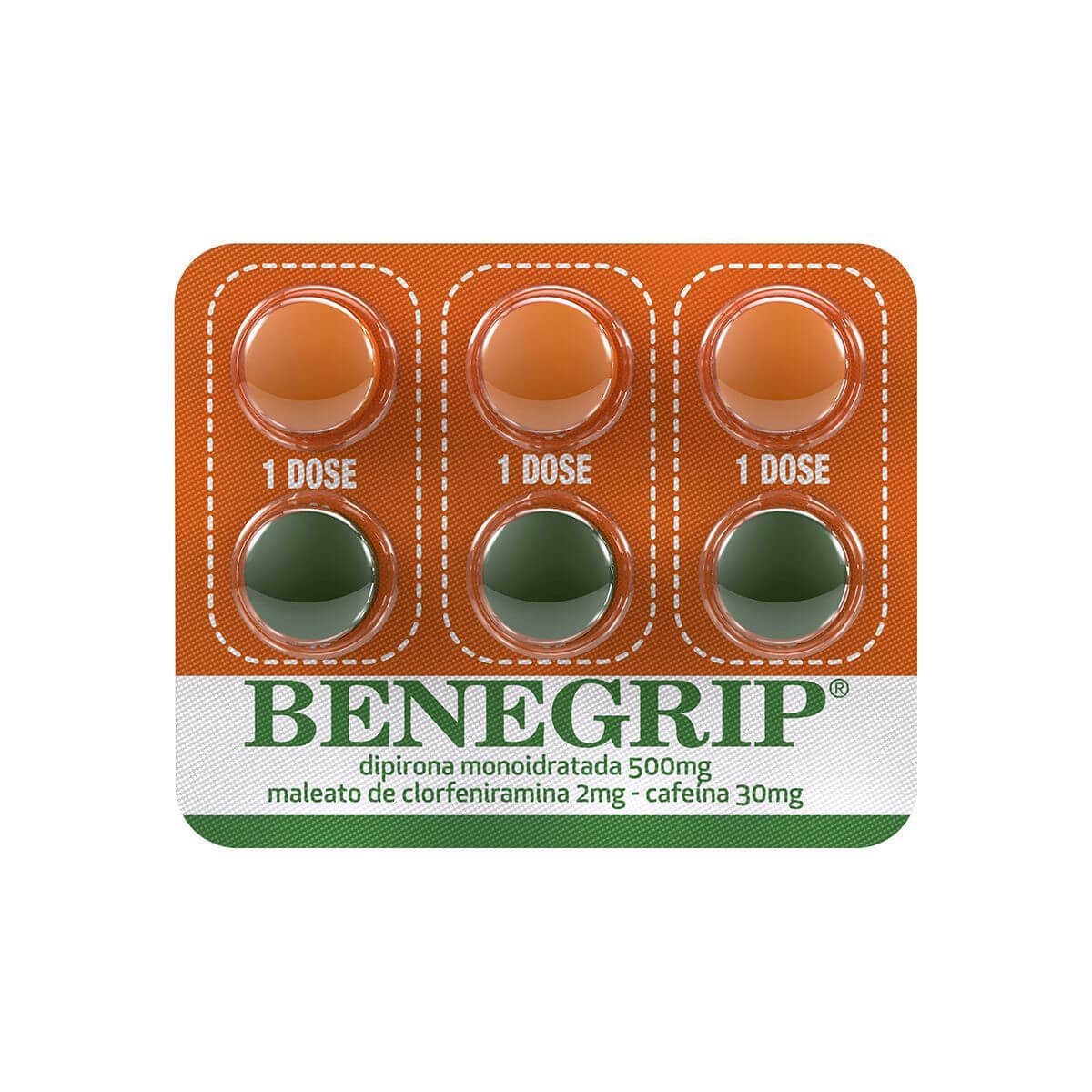 Benegrip com 6 Comprimidos | Droga Raia