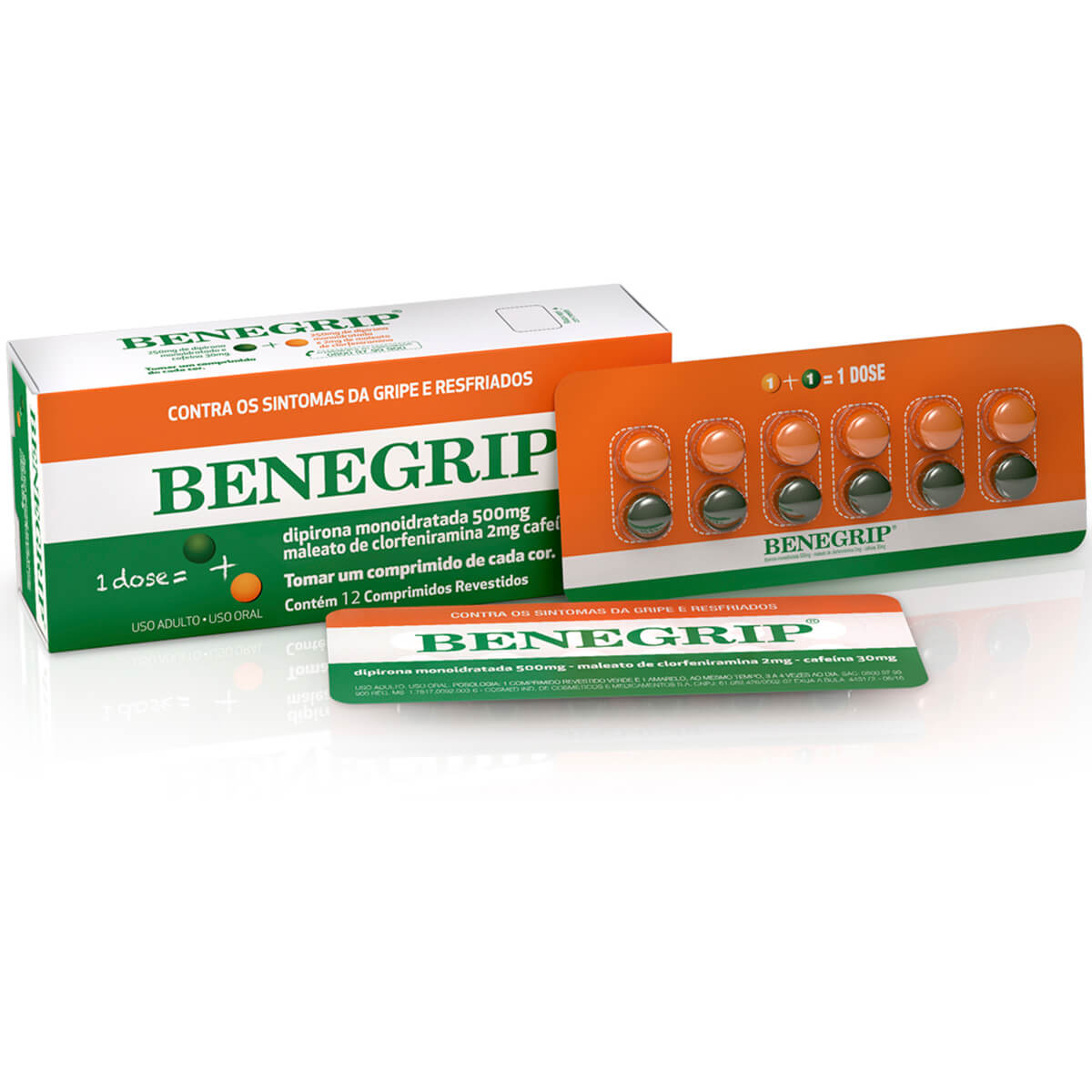Benegrip 12 Comprimidos Hypera | Droga Raia