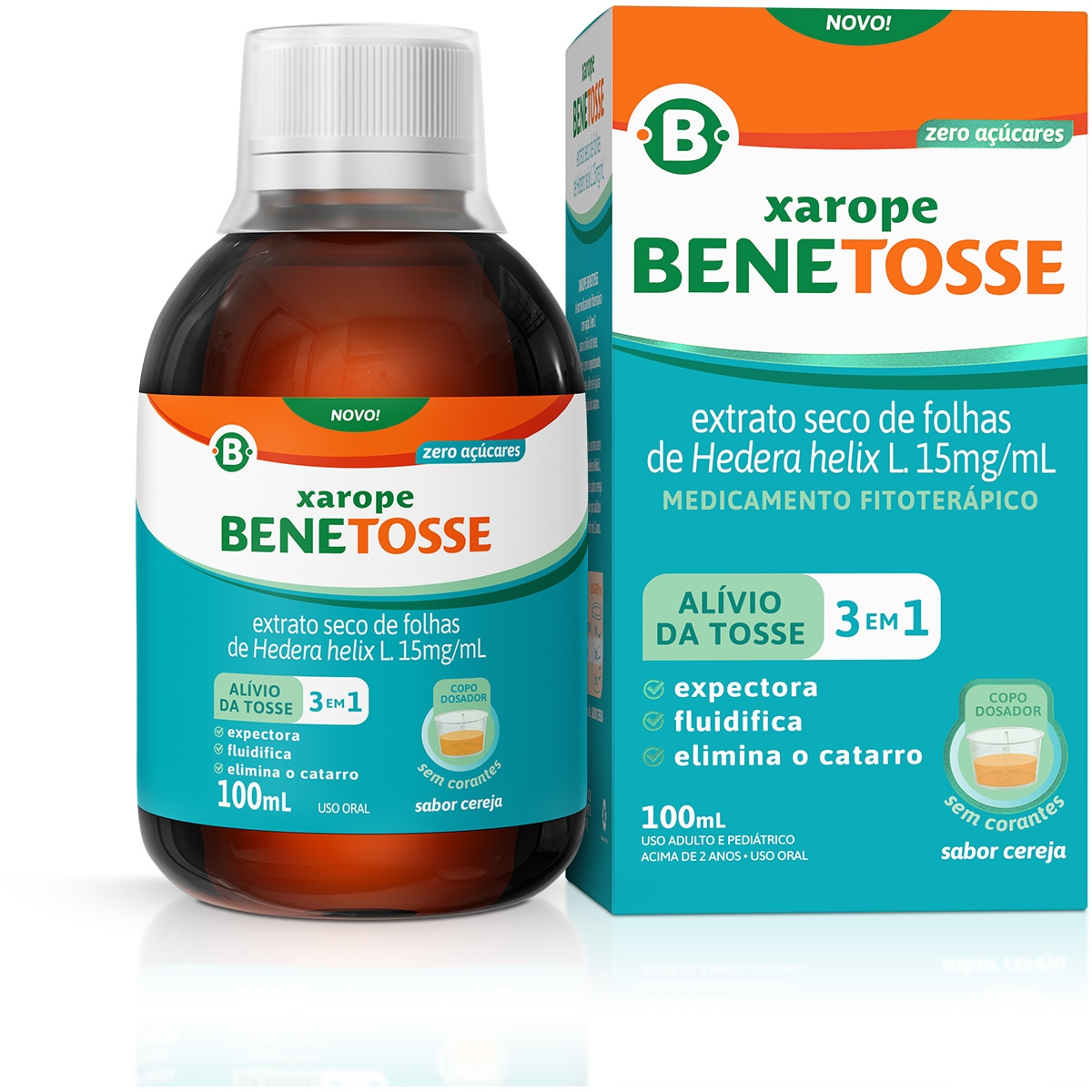 Benetosse Hedera Helix L. 15mg/ml Xarope 100ml - Preço e para que serve ...