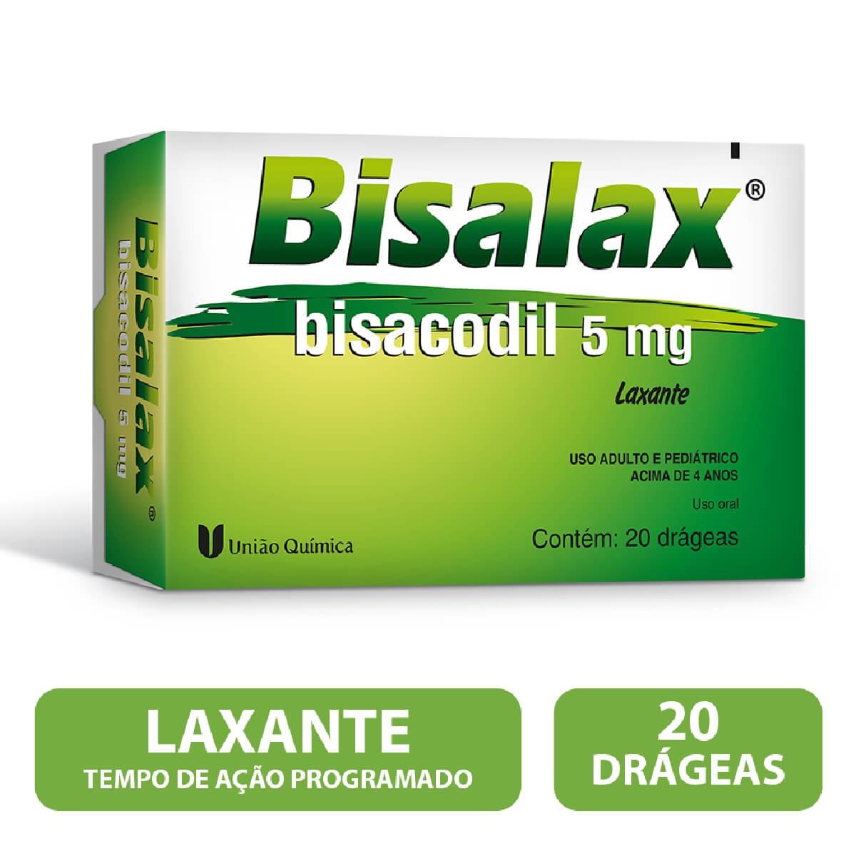 Bisalax 5mg com 20 drágeas | Droga Raia