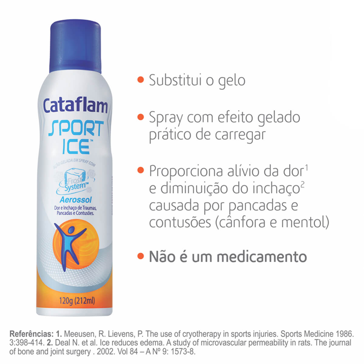 Cataflam Aerosol Sport Ice 212ml | Droga Raia