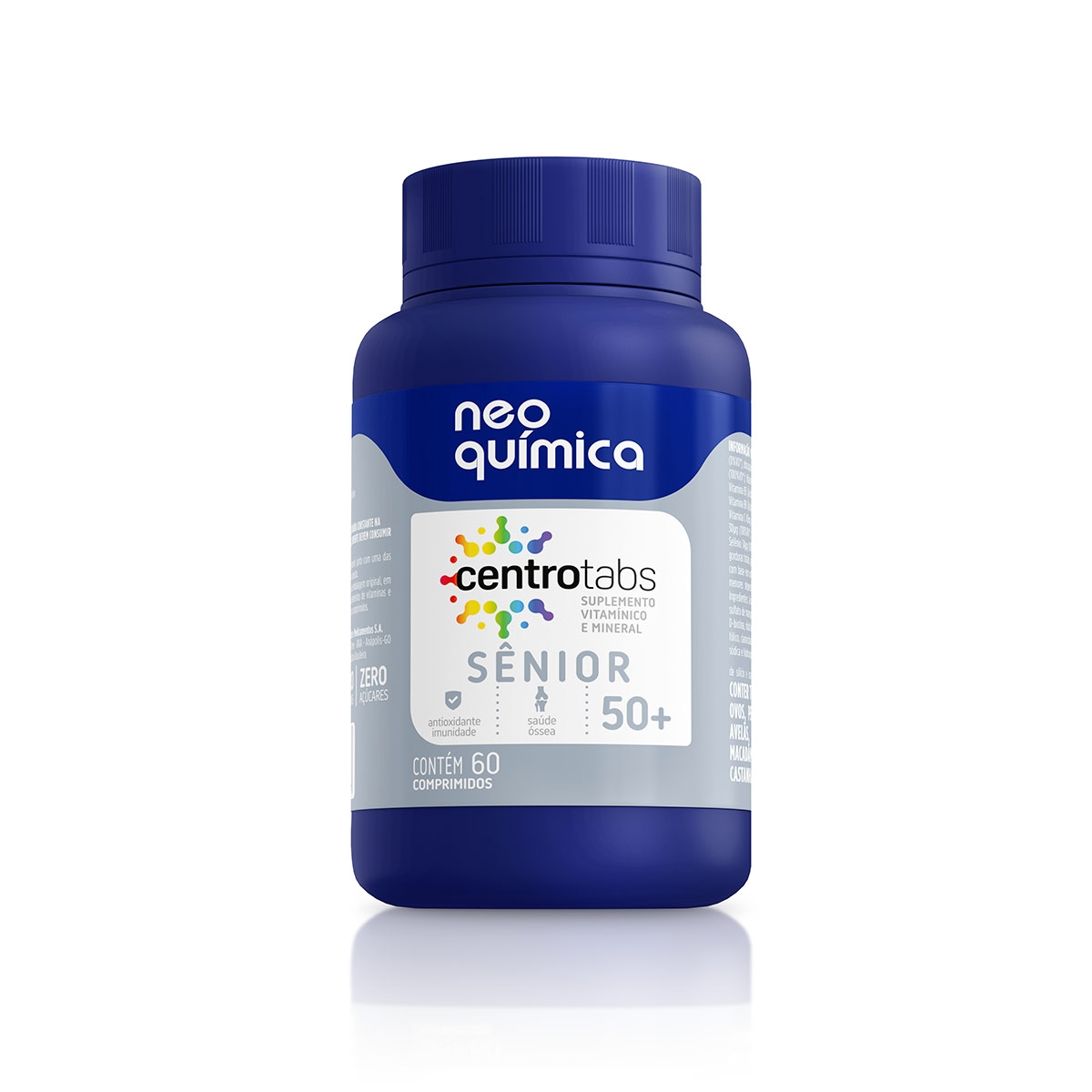 Suplemento Vitamínico-Mineral Centrotabs Sênior com 60 comprimidos ...