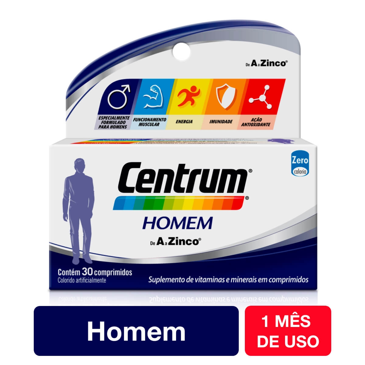 Centrum Homem com 30 Comprimidos | Droga Raia