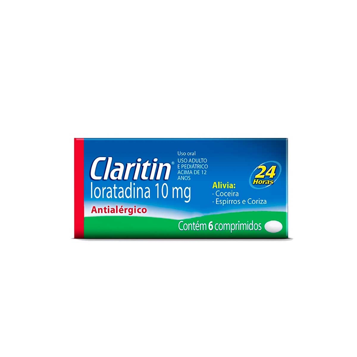 Claritin 10mg com 6 comprimidos | Droga Raia