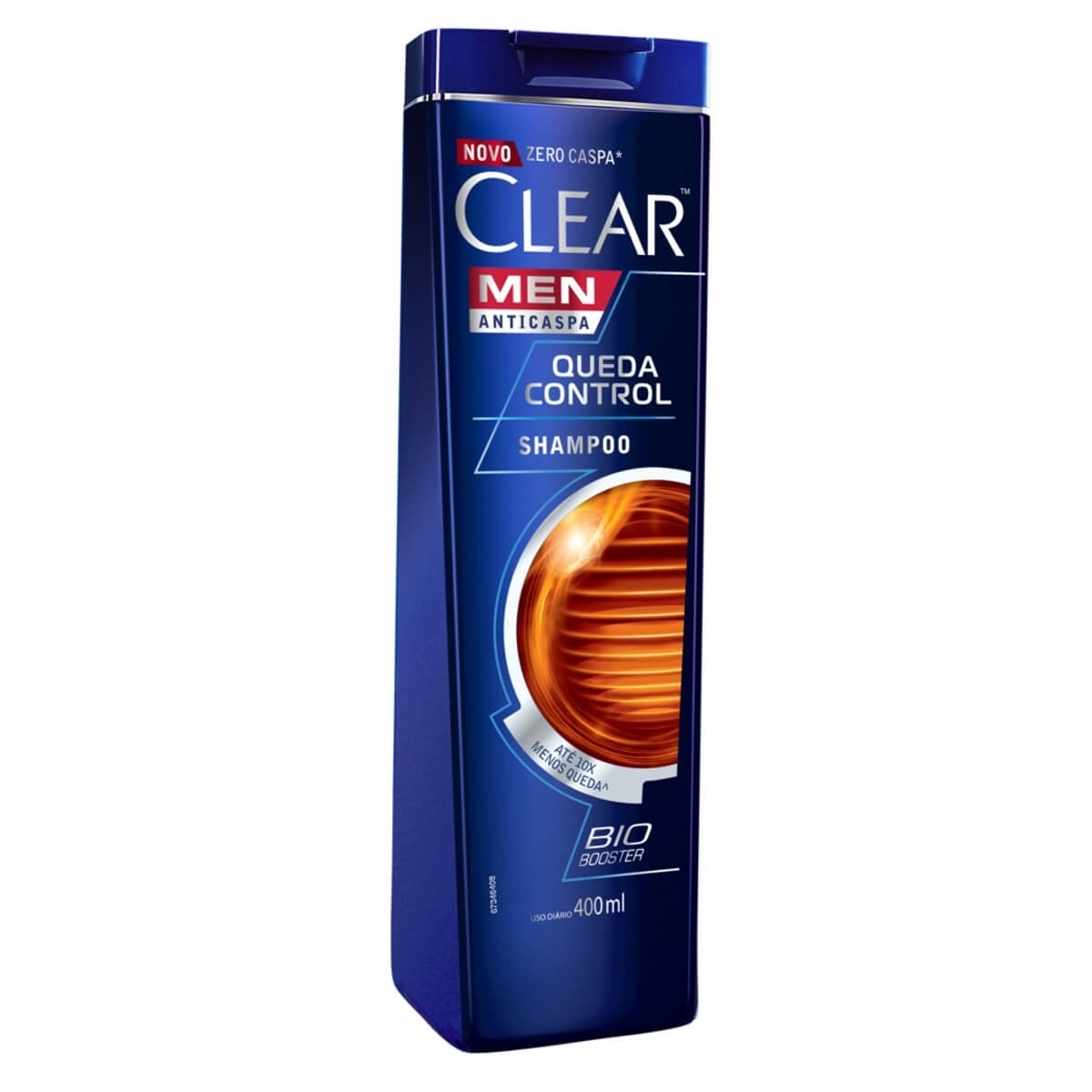 Shampoo Clear Men Anticaspa Queda Control 400ml | Droga Raia