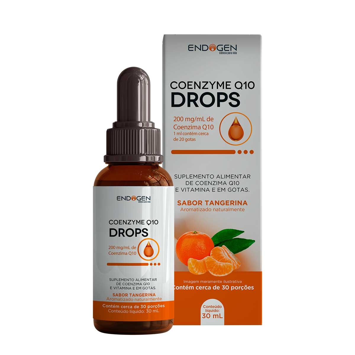 Coenzyme Drops Endogen Tangerina gotas: preço e onde comprar | Droga Raia