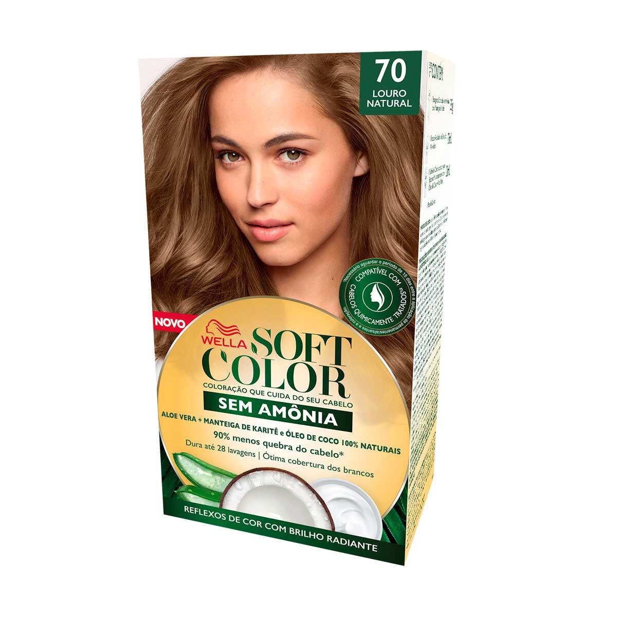 Coloração Soft Color Wella 70 Louro Natural em oferta | Droga Raia