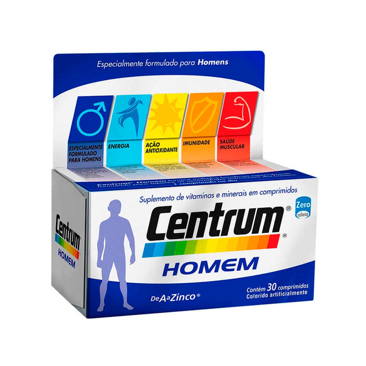 Complexo Vitamínico Centrum Homem 30 Comprimidos | Droga Raia