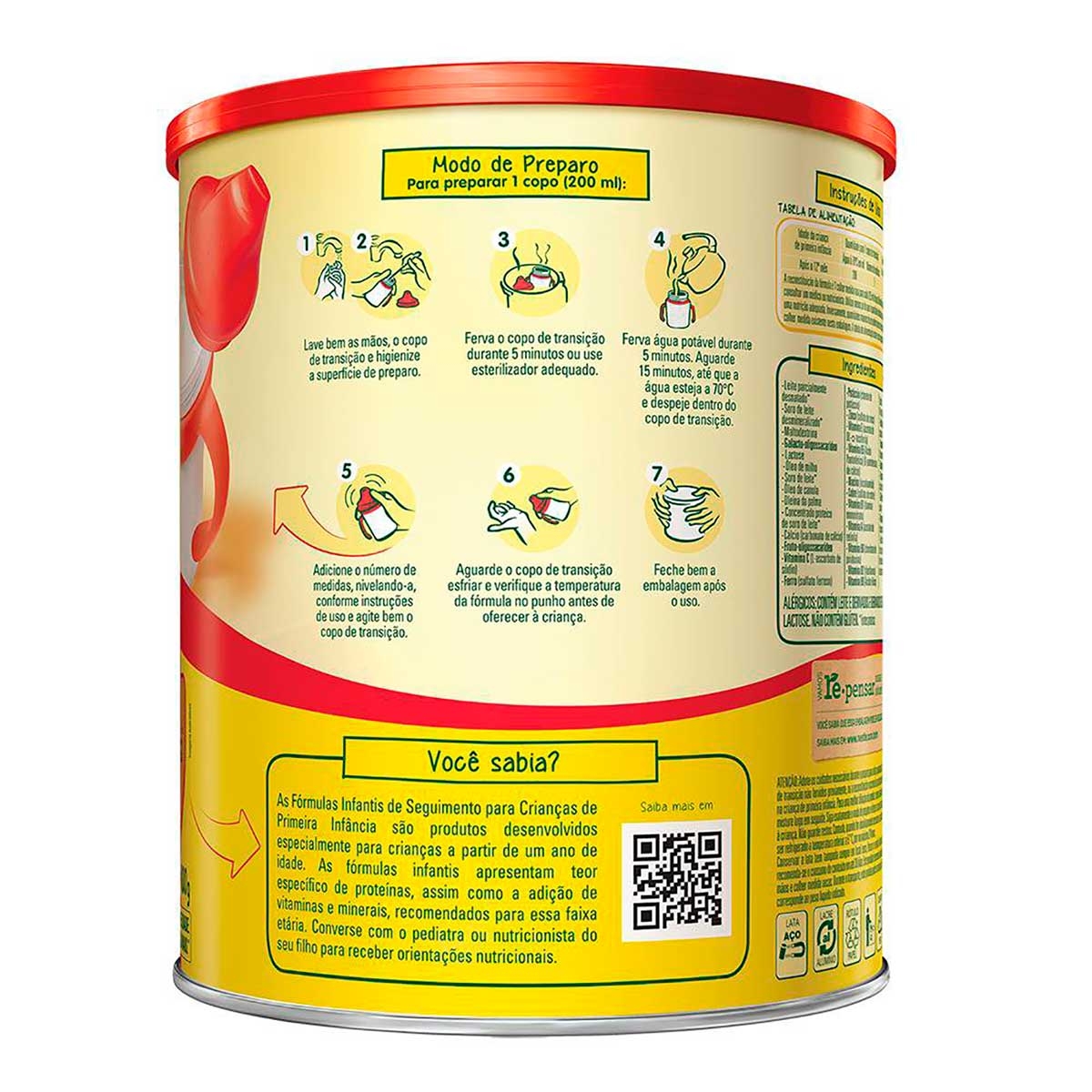 Fórmula Infantil Ninho Fases 1+ 800g - Valor e onde comprar | Droga Raia