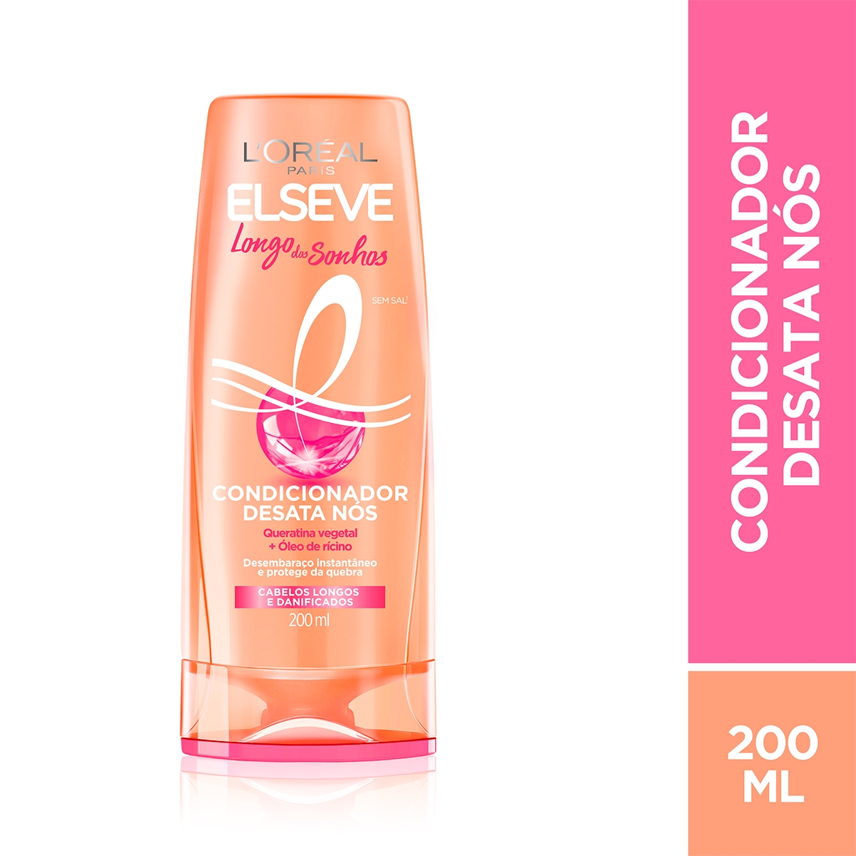 Condicionador Elseve Longo dos Sonhos 200ml - preço | Droga Raia