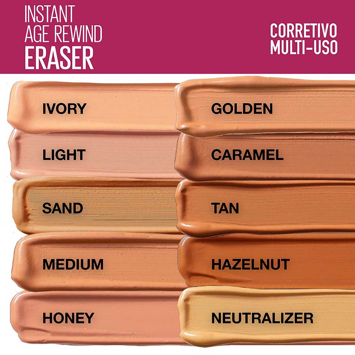 Corretivo Maybelline Instant Age Rewind Eraser Dark Circles Light ...