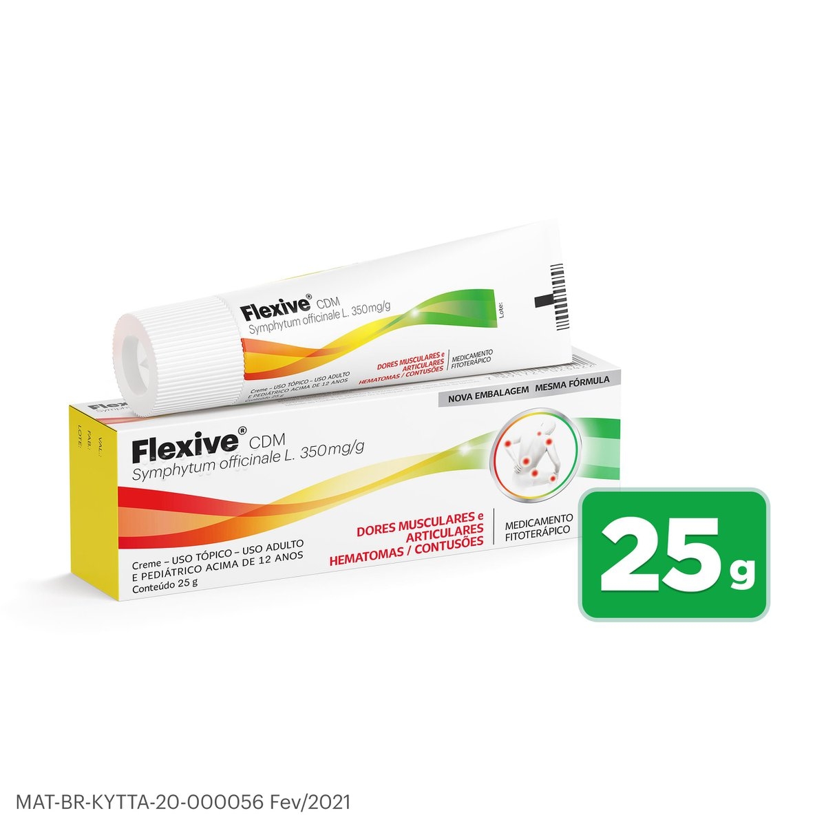 Creme Anti-Inflamatório Flexive 350mg com 25g | Droga Raia