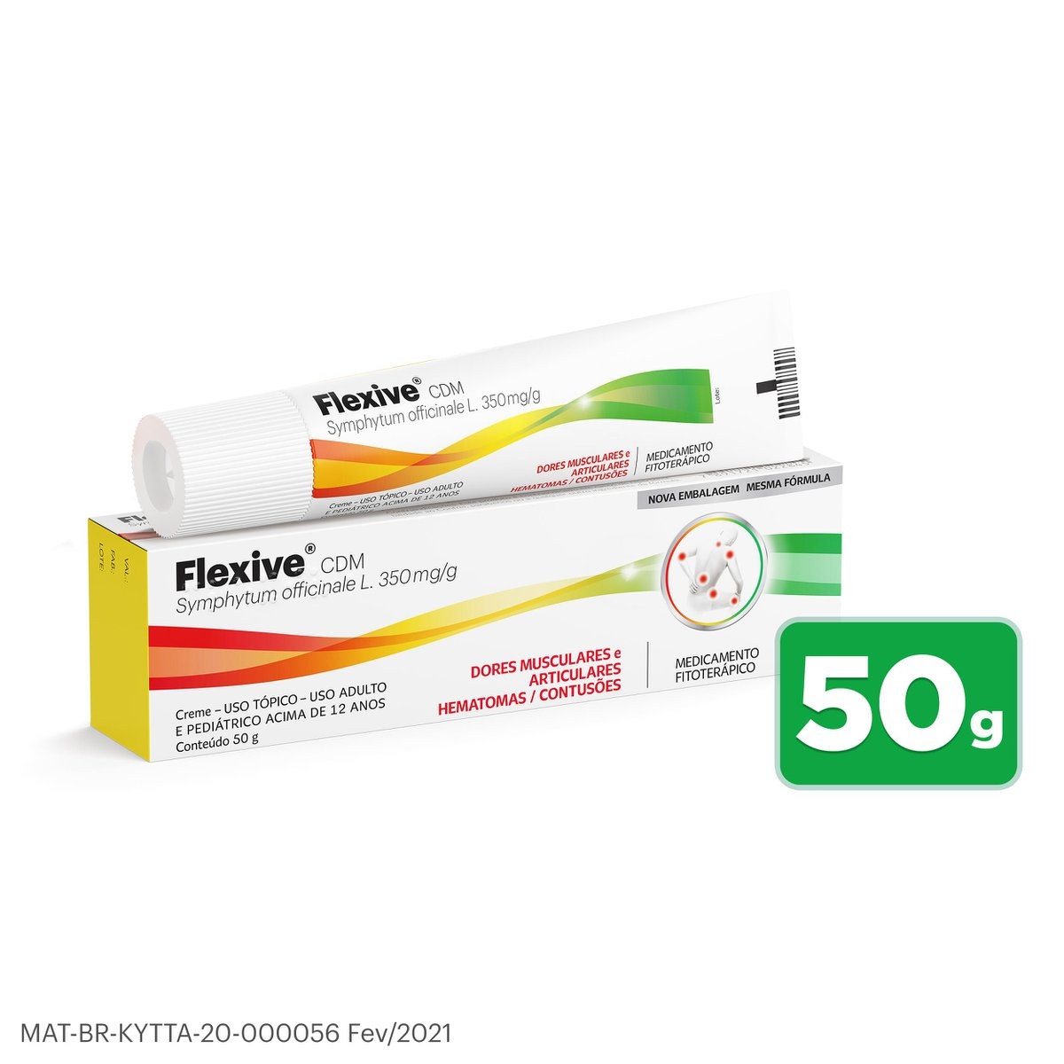 Creme Anti-Inflamatório Flexive 350mg com 50g | Droga Raia