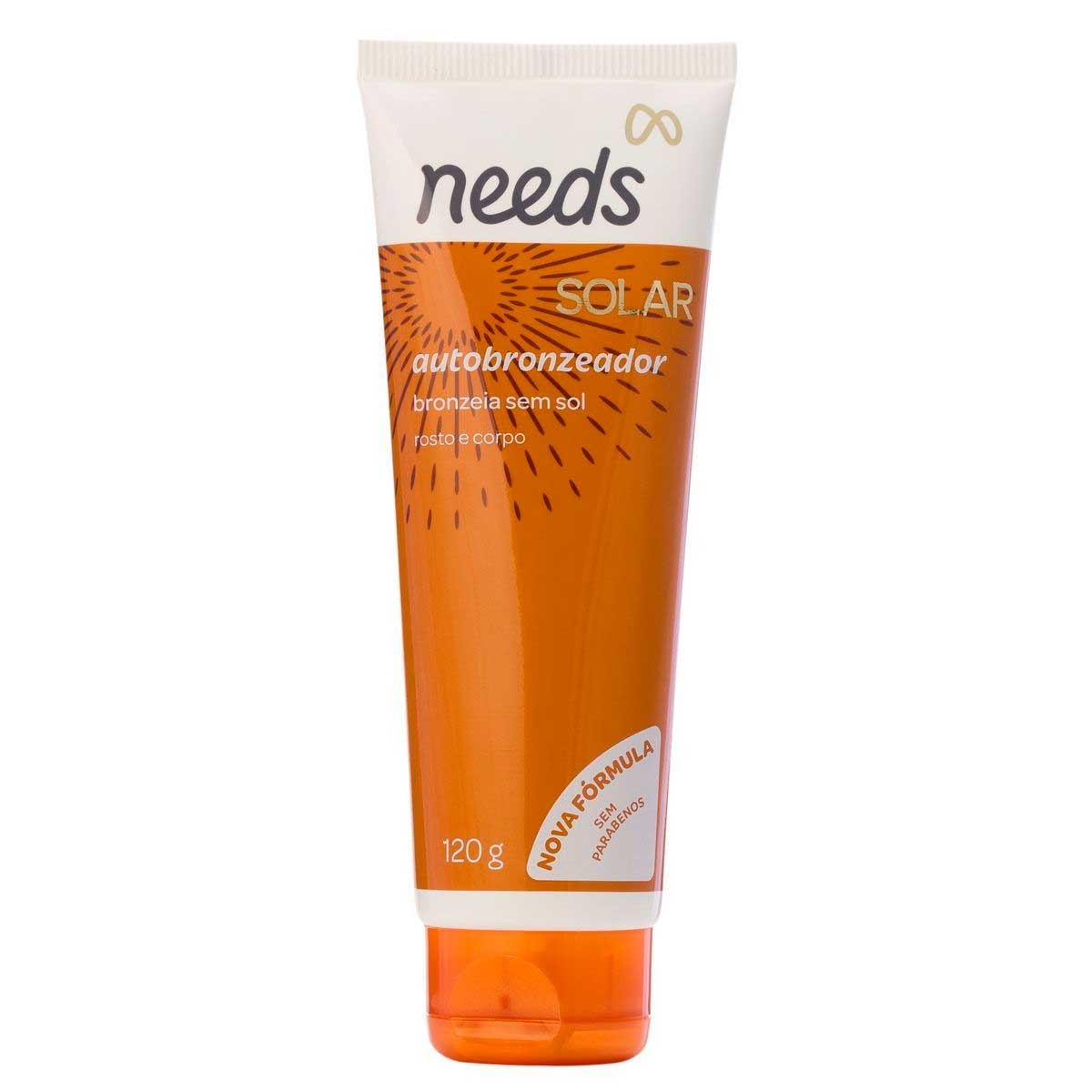 Creme Autobronzeador Needs Solar Rosto e Corpo com 120g - Escorrega o Preço