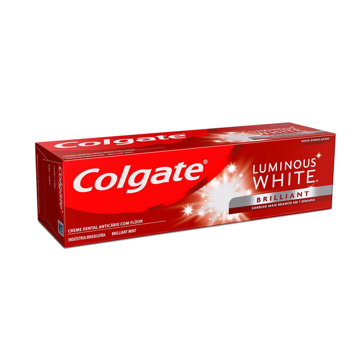 Pasta de Dente Colgate Luminous White Brilliant Mint com 70g | Droga Raia
