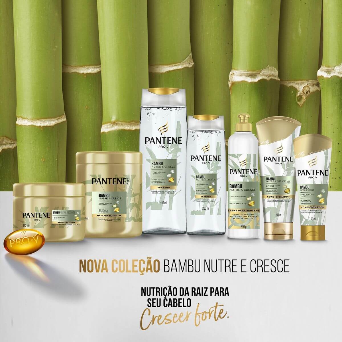 Creme para Pentear Pantene Bambu - Compre online em promoção | Droga Raia