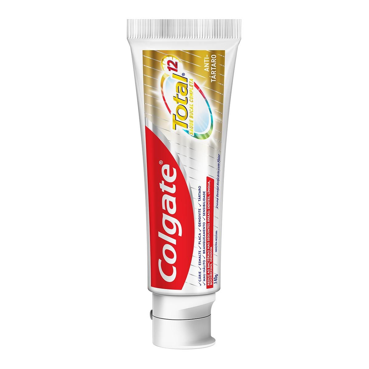 Pasta de Dente Colgate Total 12 Antitártaro com Flúor: ver preço ...