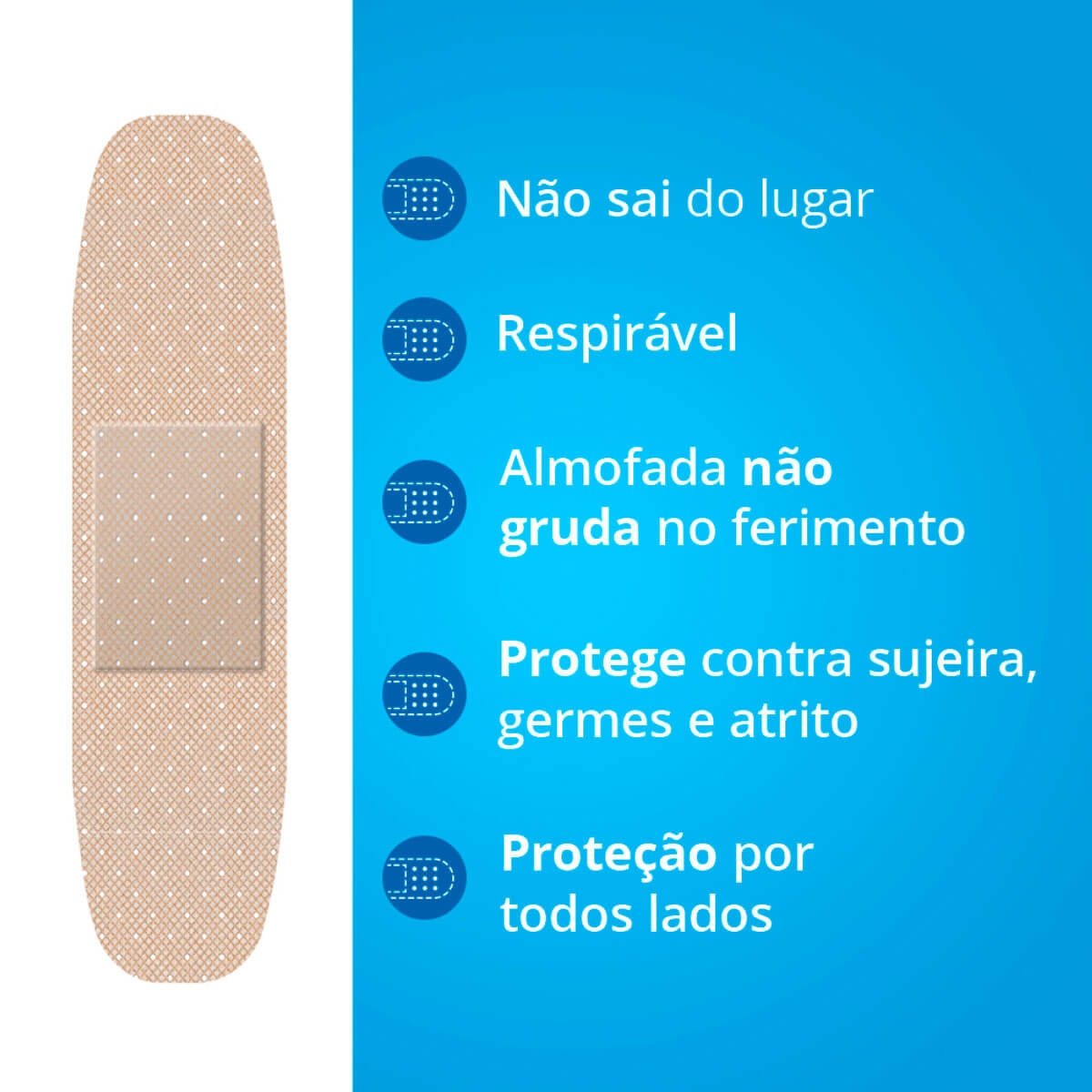 Band-Aid Curativos Transparentes com 40 unidades - em Oferta | Droga Raia