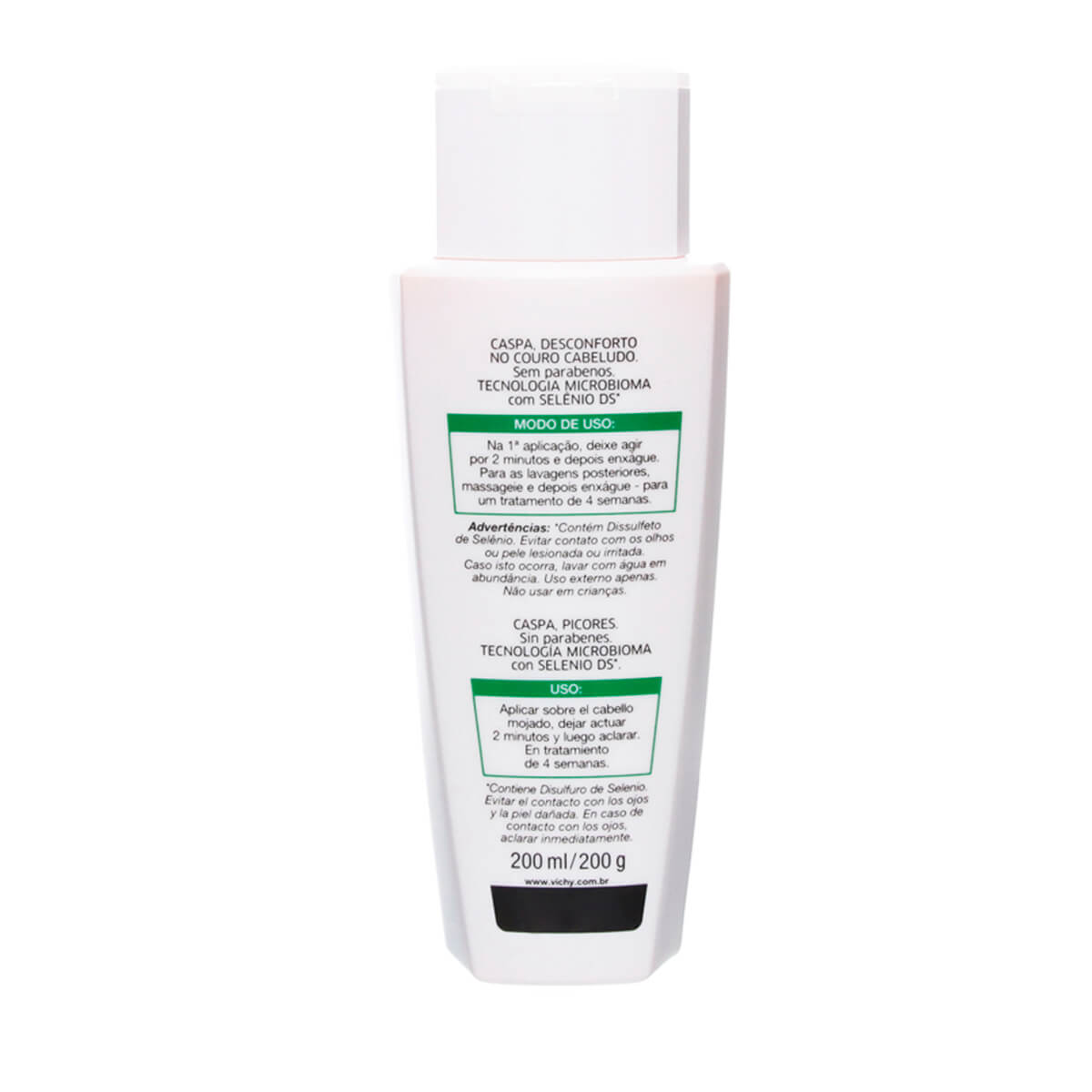 Shampoo Dercos Intensivo Anticaspa 200ml | Droga Raia