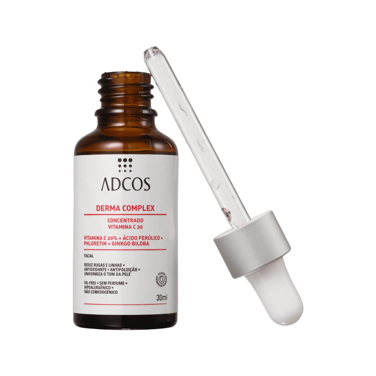 Sérum Facial Anti-Idade Derma Complex Adcos Concentrado Vitamina C 20 ...