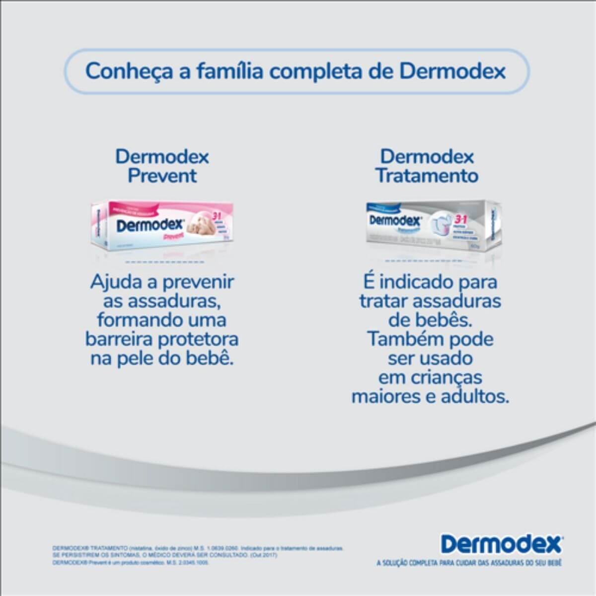 Pomada para Tratamento de Assaduras Dermodex Tratamento 60g | Droga Raia