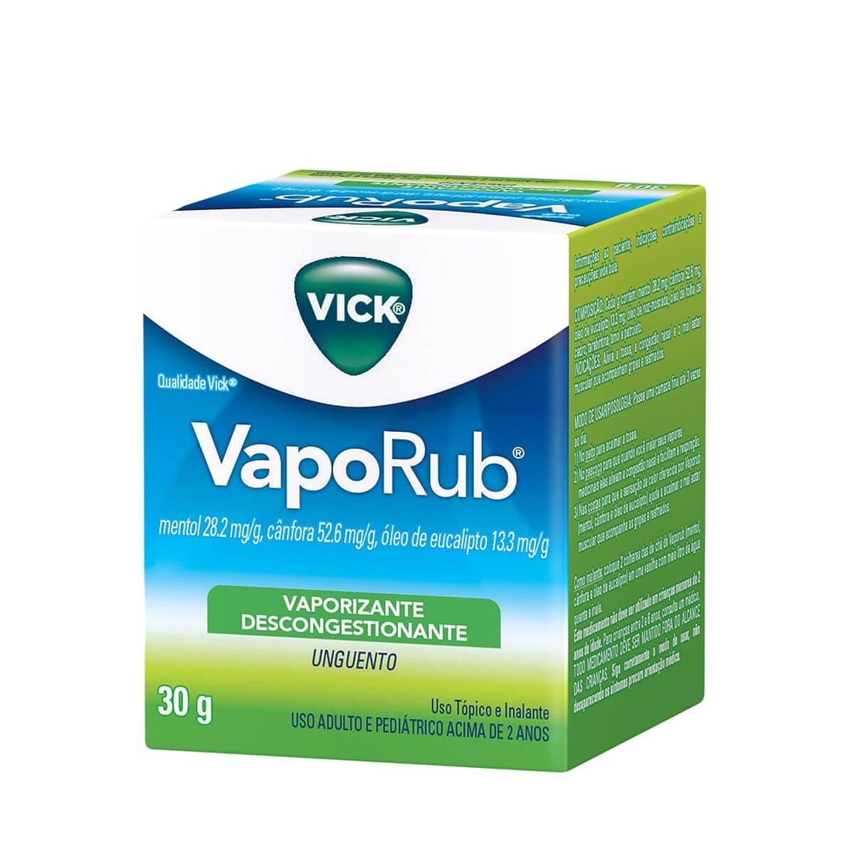 Pomada Vick Vaporub com 30g | Droga Raia