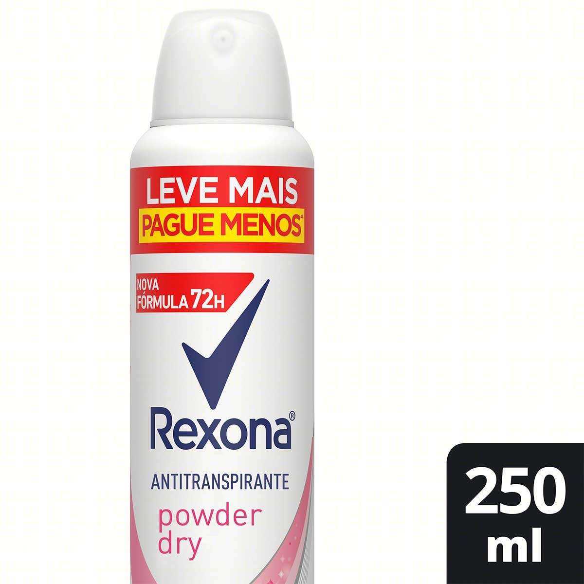 Desodorante Antitranspirante Aerossol Rexona Powder Dry com 250ml em ...