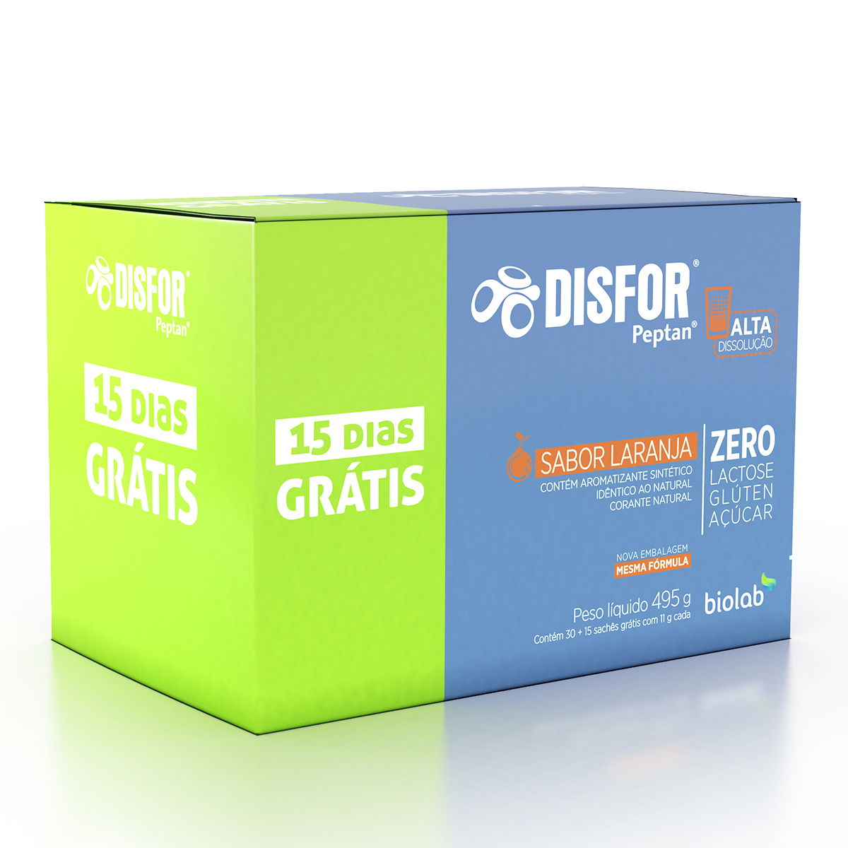 Colágeno em Pó Disfor Sabor Laranja com os melhores preços | Droga Raia