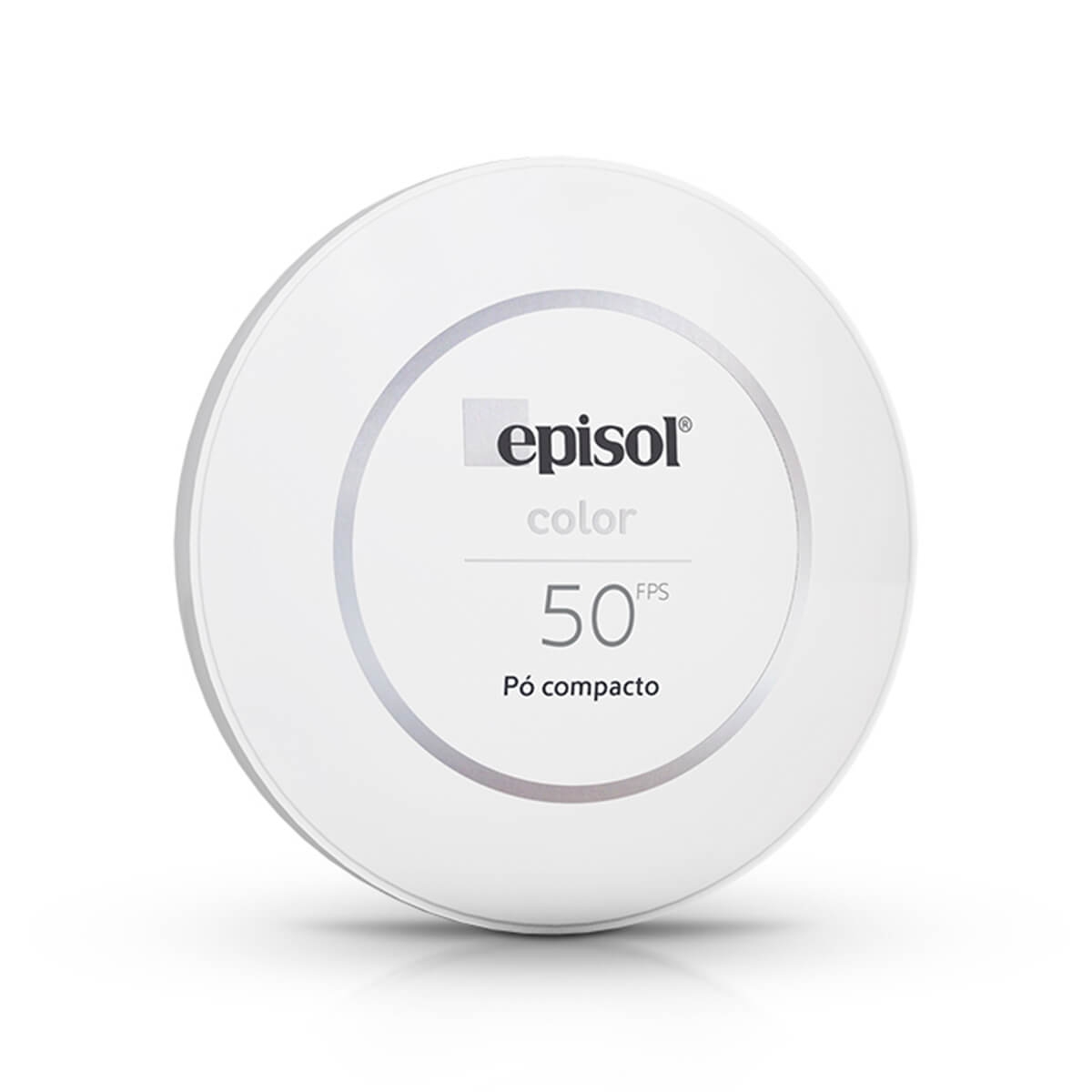 Protetor Solar Episol Color Pó Compacto FPS50 Pele Morena Mais 10g ...