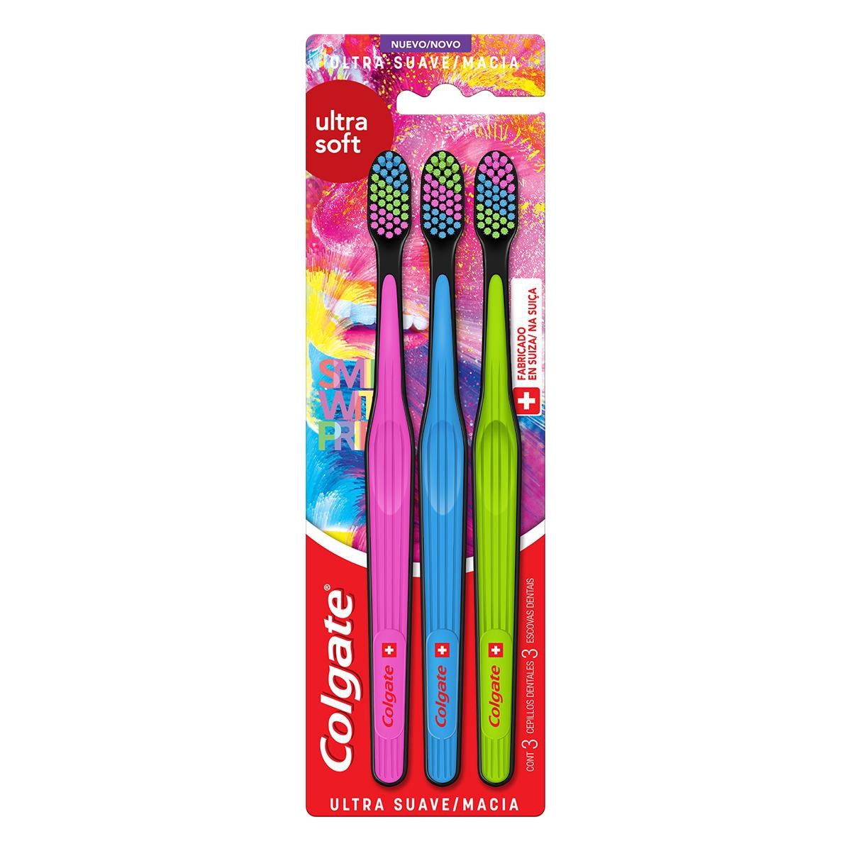 Kit de 3 Escovas de Dente Colgate Ultra Soft Ultra Macia - Oferta ...