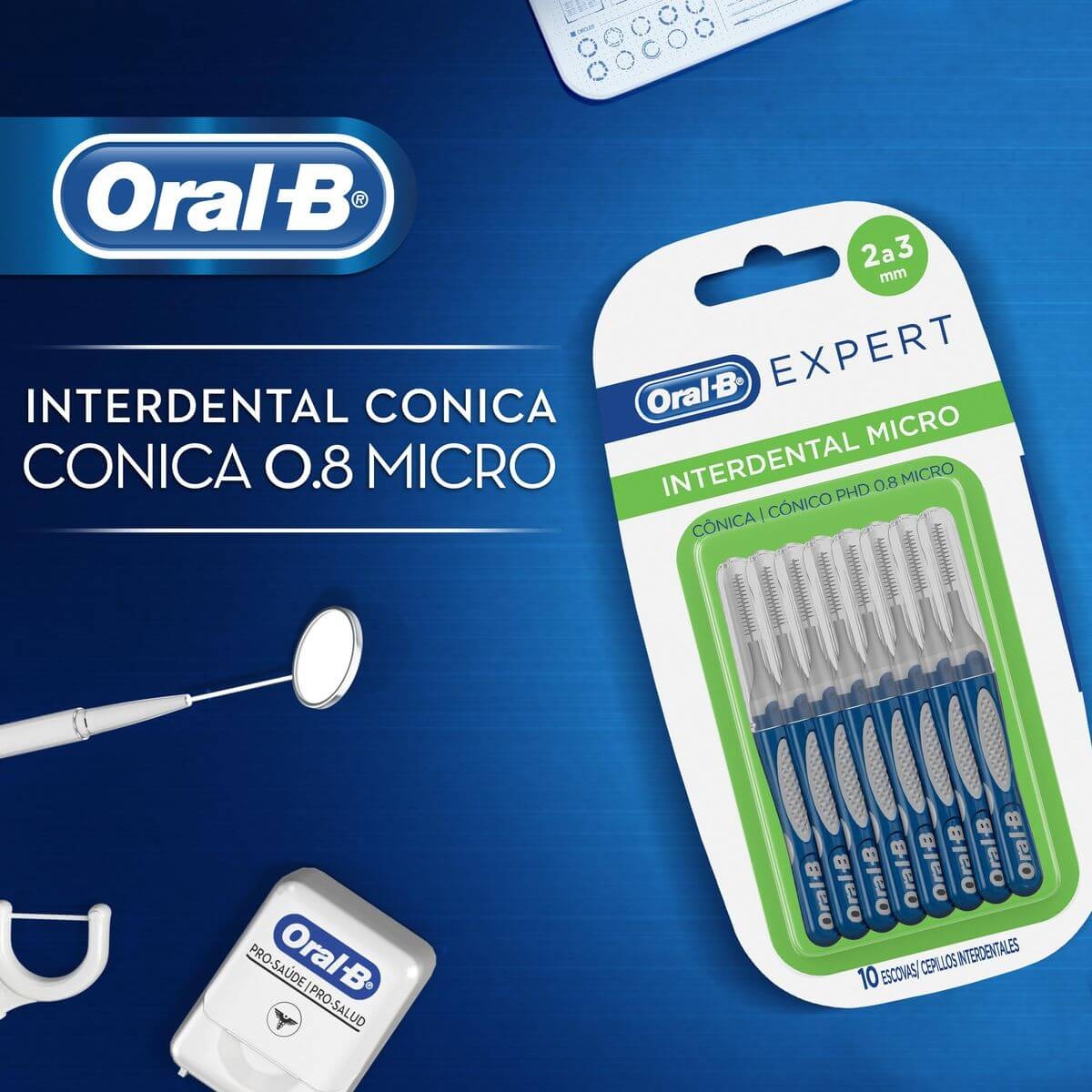 Escova Interdental Oral-B Expert Micro 2 a 3mm Cônica: ver preço ...